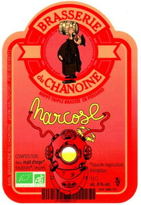 Drink Label: Narcose (Brasserie du Chanoine, FranceCol:FR-BEER-008159 🏷️