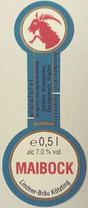 Drink Label: Maibock (Linderbräu Kötzting, Germany, Federal RepublicCol:DE-BEER-034018