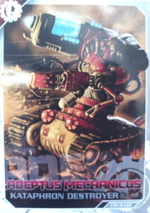 Game Card: Adeptus Mechanicus Kataphron Destroyer (Warhammer 40k Dark ...