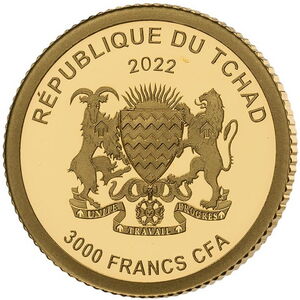 Moneda: 3,000 CFA Francs (The Three Musketeers - d`Artagnan) (Chad(1970 ...