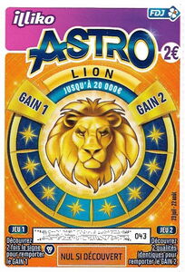 Lottery Ticket: Leo (La Francaise des Jeux, France(649 Astro) Col:FR ...