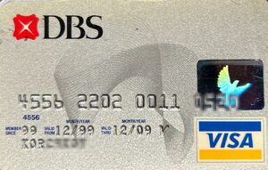 Bank Card: DBS Grey (DBS Bank, SingaporeCol:SG-VI-0032