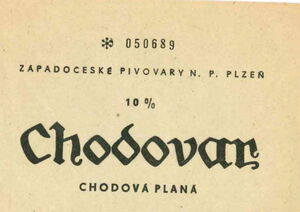 Drink Label: Chodovar 10 (Pivovar Chodovar Chodová Planá, Czech ...