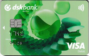 Bank Card: Dsk Bank Visa Debit - 0223 (DSK Bank, BulgariaCol:BG-VI-0176.02