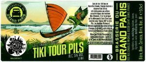 Drink Label: Tiki Tour Pils (Brasserie du Grand Paris, FranceCol:FR ...