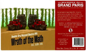 Drink Label: Wrath of the Math (Brasserie du Grand Paris, FranceCol:FR ...