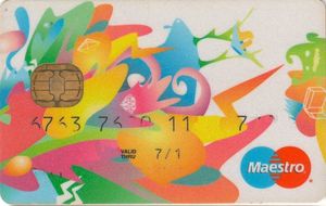 Bank Card: Maestro 07/07 (Hansabankas, LithuaniaCol:LT-MS-0023