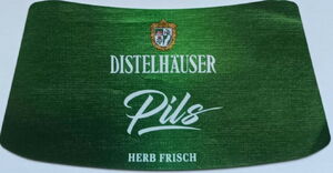 Drink Label: Distelhauser Pils (Distelhäuser Brauerei, Germany, Federal ...