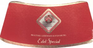 Drink Label: Leibinger Edel Spezial (Brauerei Max Leibinger GmbH ...