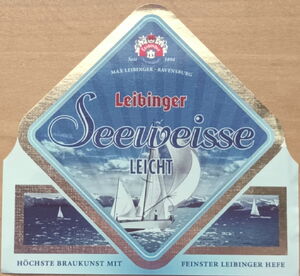 Drink Label: Leibinger Seeweisse Leicht (Brauerei Max Leibinger GmbH ...