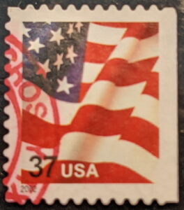 Stamp: Flag-counterfeit (United States of America(Flag) Sn:US 3635(CF1)