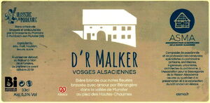 Drink Label: D'R Malker (Brasserie du Marcaire, FranceCol:FR-BEER-009039