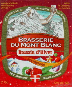 Drink Label: Brassin d'Hiver (Brasserie du Mont Blanc, FranceCol:FR ...