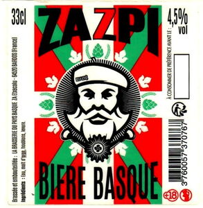 Drink Label: Zazpi (Brasserie du Pays Basque, FranceCol:FR-BEER-009257