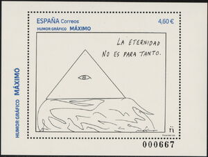 Sello: Graphic Humor : Art of Máximo (España(Humor Gráfico 2023) Mi:ES ...