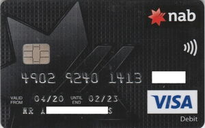 Bank Card: nab VISA (National Australia Bank, AustraliaCol:AU-VI-0003.03