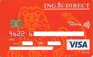 Bank Card: ING Direct (ING DIRECT - ING Bank Australia, AustraliaCol:AU ...