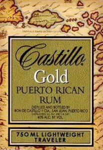 Drink Label: Castillo Gold Puerto Rican Rum (Ron de Castillo y Cia ...