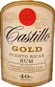 Etiqueta de bebida: Castillo Gold Puerto Rican Rum (Ron de Castillo y ...