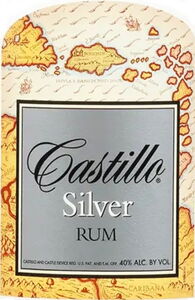 Drink Label: Castillo Silver Rum (Ron de Castillo y Cia, Puerto RicoCol ...