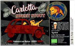 Drink Label: Carlotta (Brasserie du Sol de l'Oste, FranceCol:FR-BEER-009759