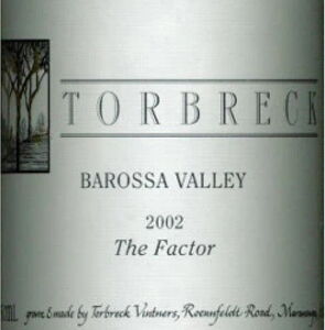 Drink Label: Torbreck Barossa Valley The Factor (Torbreck Vintners ...