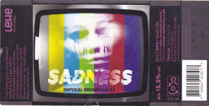 Drink Label: Sadness (Lehe Pruulikoda OÜ, EstoniaCol:EE-BEER-000761