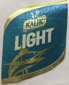 Drink Label: Kalik Light 2022 (Commonwealth Brewery Ltd., BahamasCol:BS ...
