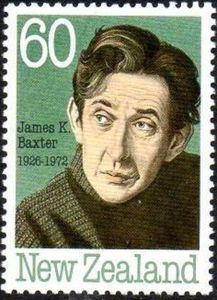 Stamp: James Baxter (New Zealand(Writers) Mi:NZ 1067,Sn:NZ 947,Yt:NZ ...