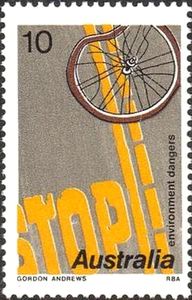 Stamp: Road Safety (Australia(Environment Dangers) Mi:AU 569,Sn:AU 608 ...