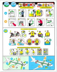 Safety Card: Boeing 737-8/800 (Flair Airlines, CanadaCol:FLE-CA-0001