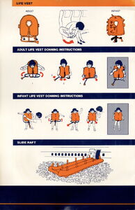 Safety Card: Boeing 747-400 Megatop (Singapore Airlines, SingaporeCol ...