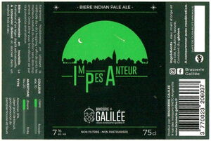 Drink Label: ImPesAnteur (Brasserie Galilée, FranceCol:FR-BEER-010703