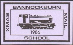 Stamp: Locomotive (Scotland: Cinderella Stamps(Bannockburn School ...