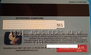 Bank Card: Generali (Millennium Bank, PolandCol:PL-VI-0958.02