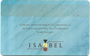 Bank Card: Isabel (Isabel Group, BelgiumCol:BE-GM-0007.02