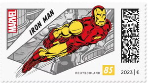 Stamp: Iron Man (Germany, Federal Republic(Cartoon Heroes of Childhood ...