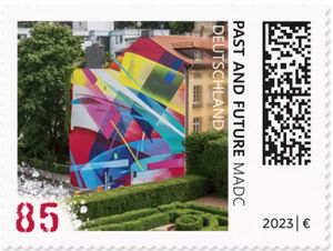 Stamp: Past and Future, by MadC (Germany, Federal Republic(Street Art ...