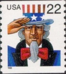 Stamp: Uncle Sam Type of 1998 (United States of AmericaMi:US 3213,Sn:US ...
