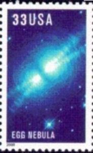 Stamp: Edwin Hubble: Egg Nebula (United States of America(Hubble Images ...
