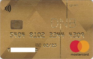 Bank Card: DNB Gold (DnB NOR Bank ASA, NorwayCol:NO-MC-0034