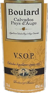 Drink Label: Calvados Boulard V.S.O.P. (Spirit France, FranceCol:FR ...