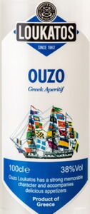 Drink Label: Loukatos Ouzo (Loukatos Distillery S.A., GreeceCol:GR-APE ...