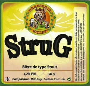 Drink Label: Strug (Brasserie Gillet, FranceCol:FR-BEER-010813