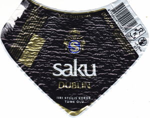 Drink Label: Saku Dublin (Saku Õlletehas AS, Estonia(Dublin) Col:EE ...