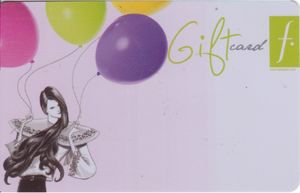 Gift Card: Globos (Falabella, Chile(Caricaturas) Col:CL-F-046 💳