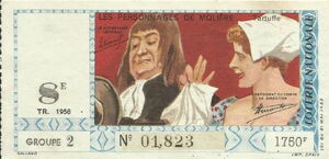 Lottery Ticket: Les personnages de Moliere, Tartufe (Loterie Nationale ...