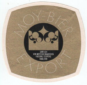 Drink Label: Moy-Bier Export (Moy Brauerei Haag, Germany, Federal ...