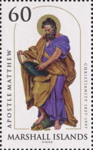 Stamp: Apostle Matthew (Marshall Islands(Christianity) Mi:MH 791,Sn:MH ...