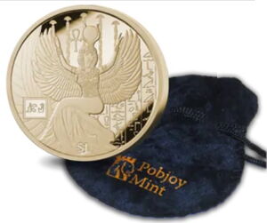 Münze: 1 Dollar (Egyptian Goddess Isis - Virenium) (Sierra Leone(2023 ...